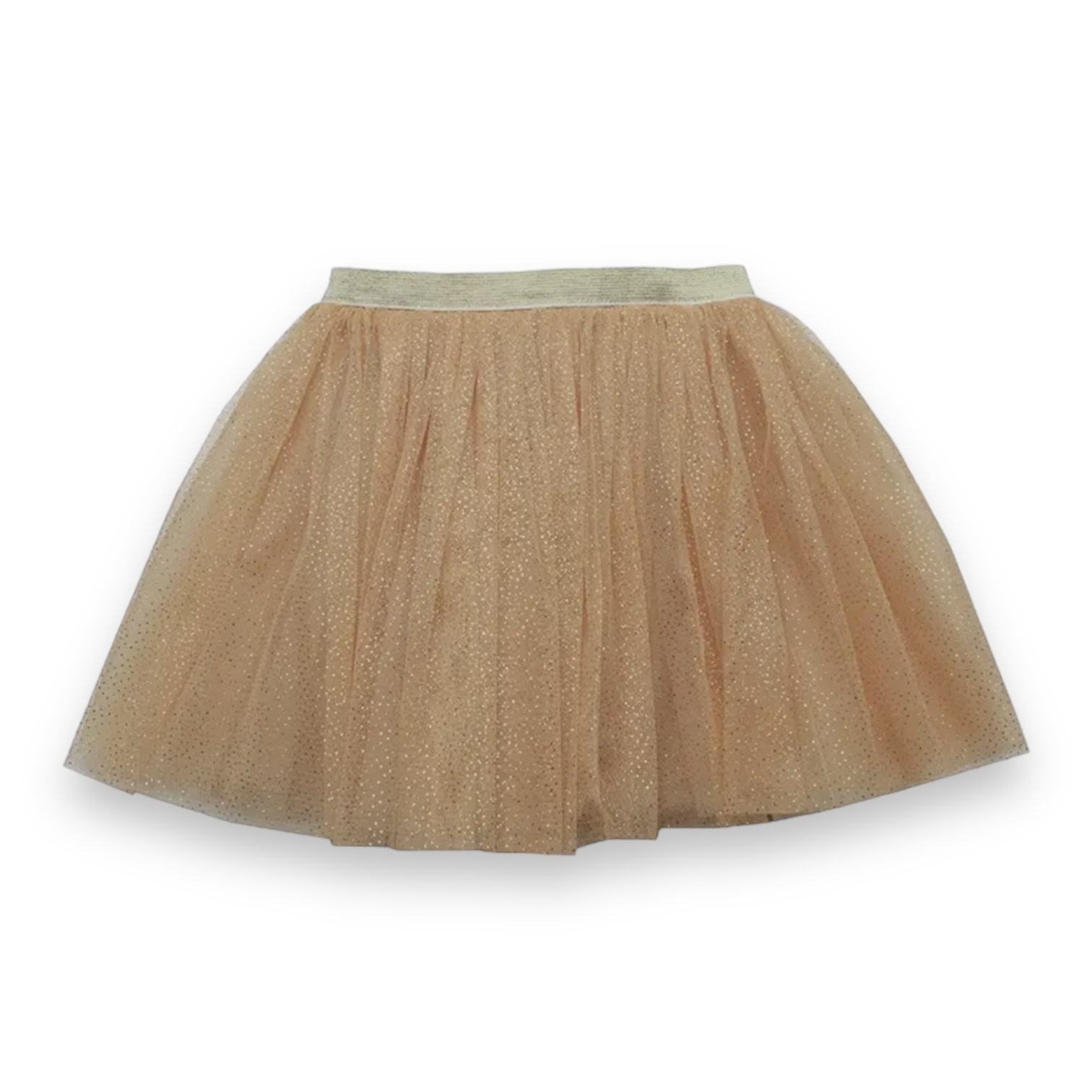 Girls Toddler Gold Sparkle Tutu - Ruffle Me This