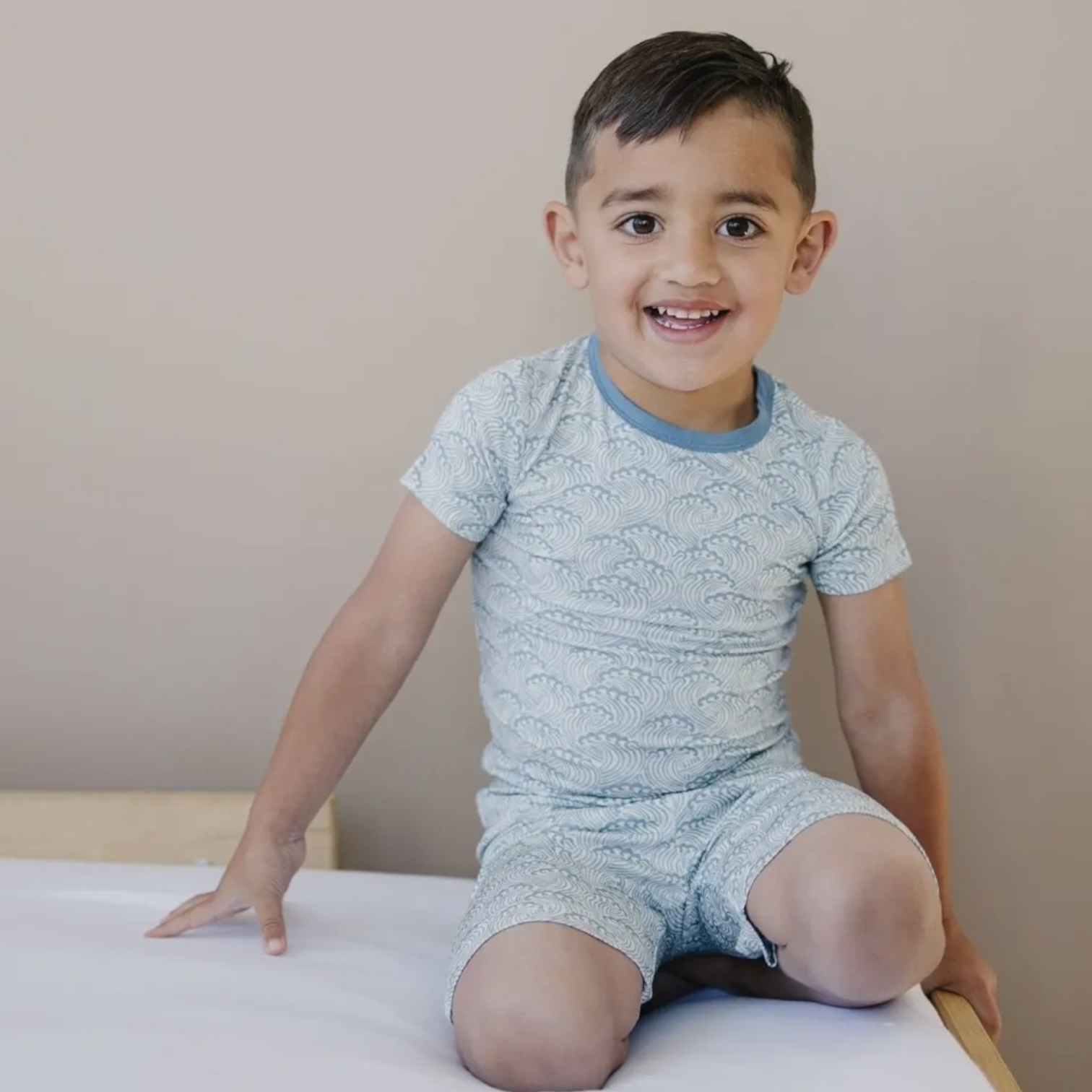 Little Joy Co. Making Waves Bamboo PJ Set - Ruffle Me This