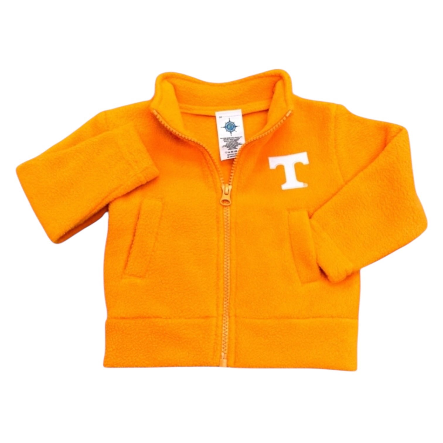 Creative Knitwear Orange Power T Fleece Jacket - Ruffle Me This