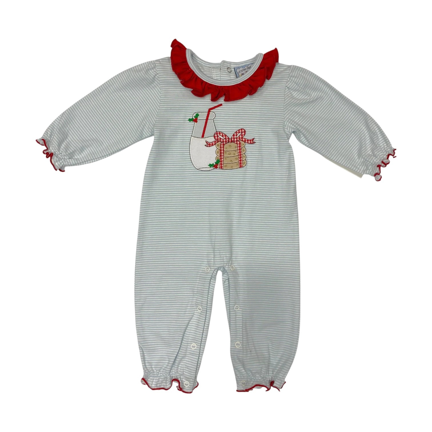 Three Sisters Milk & Cookies Girl Romper - Ruffle Me This