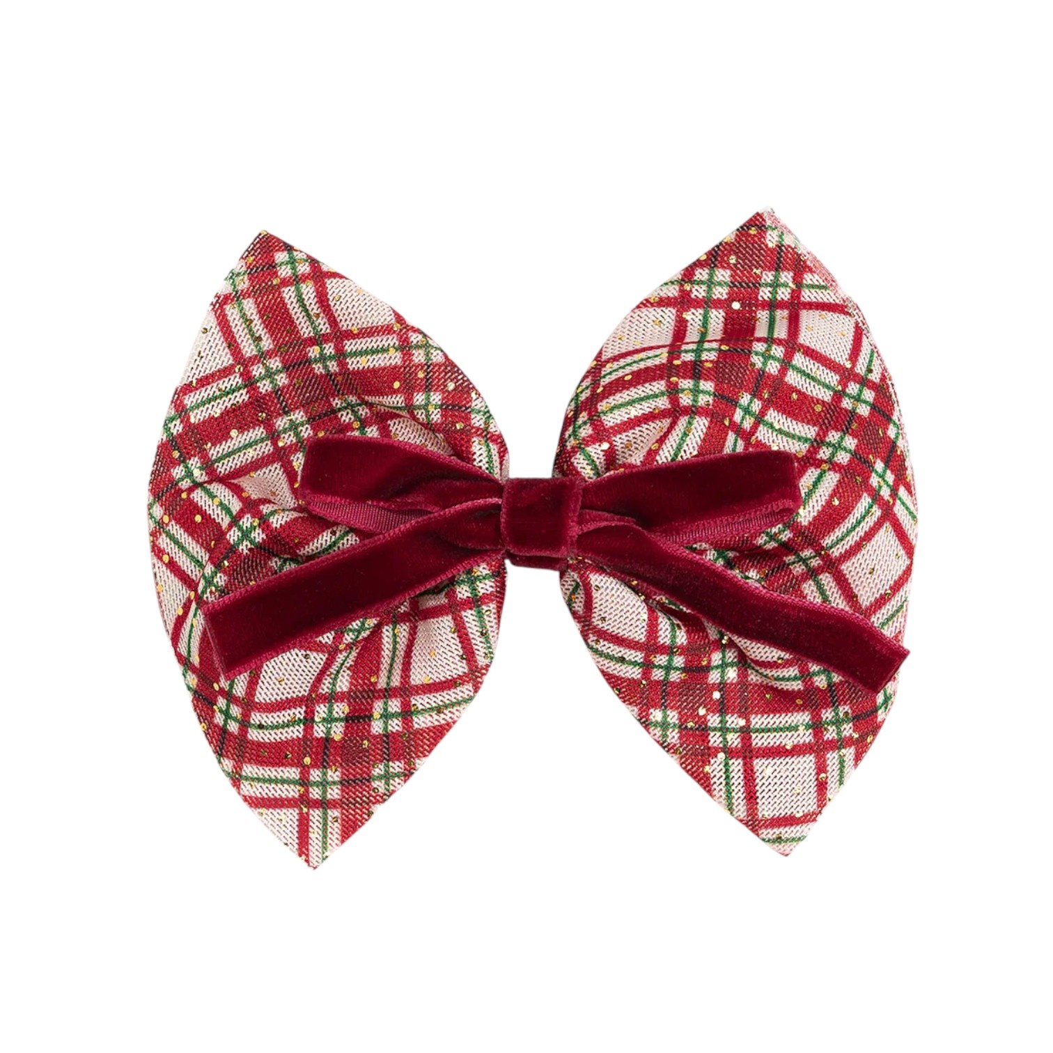 Sweet Wink Christmas Plaid Bow - Ruffle Me This