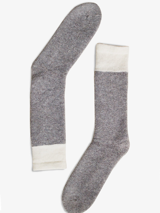 Bas en laine de mérinos — Gris | Bonnetier - Betina Lou