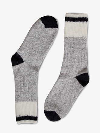 Bas en laine de mérinos — Gris | Bonnetier - Betina Lou