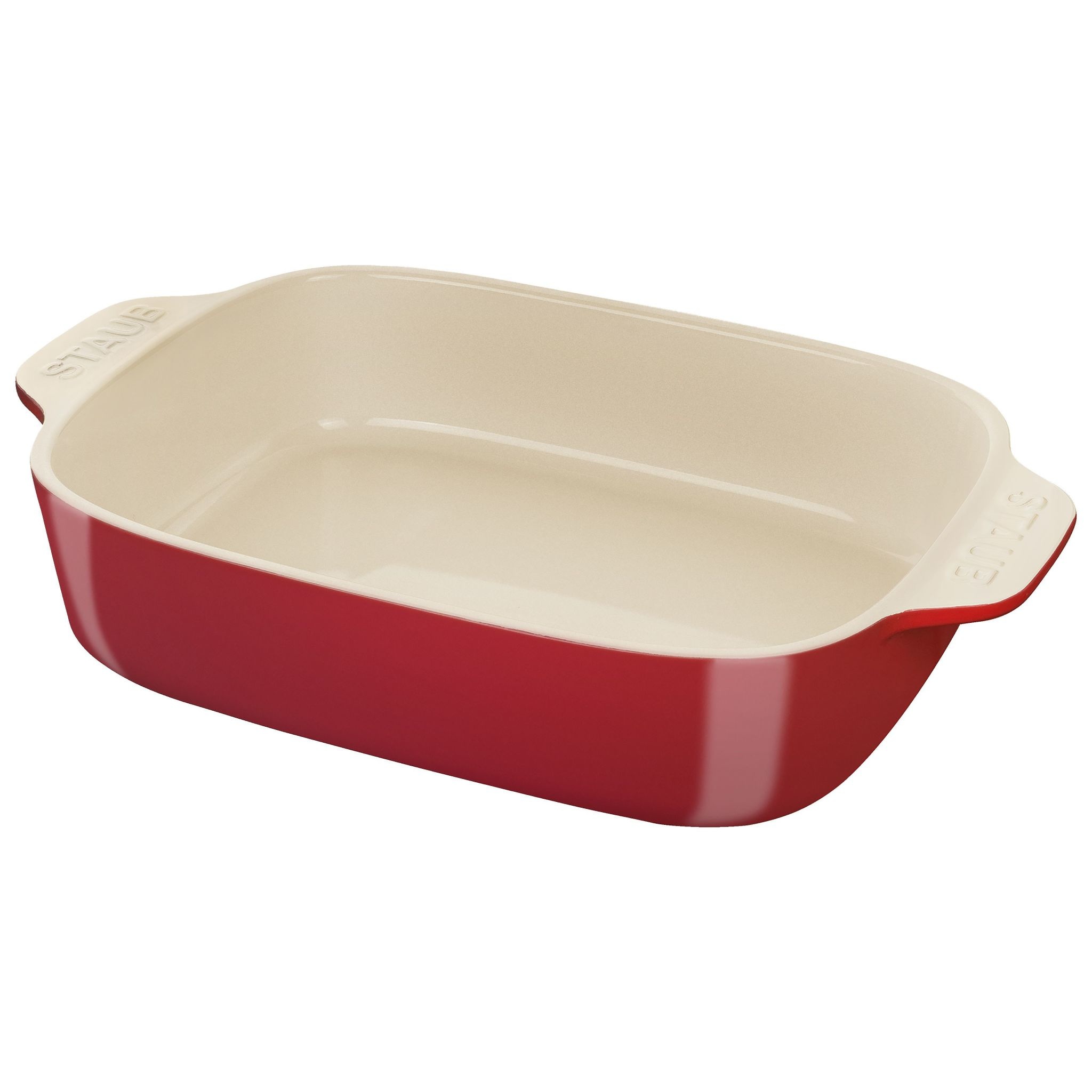 Staub 10x6 5 Rectangular Oven Dish Cherry Cr me Boutique Cr me staub-10x6-5-rectangular-oven-dish-cherry-cr-me-boutique-cr-me