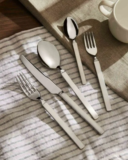 Alessi - Set of 5 place settings - DRY - Boutique Crème