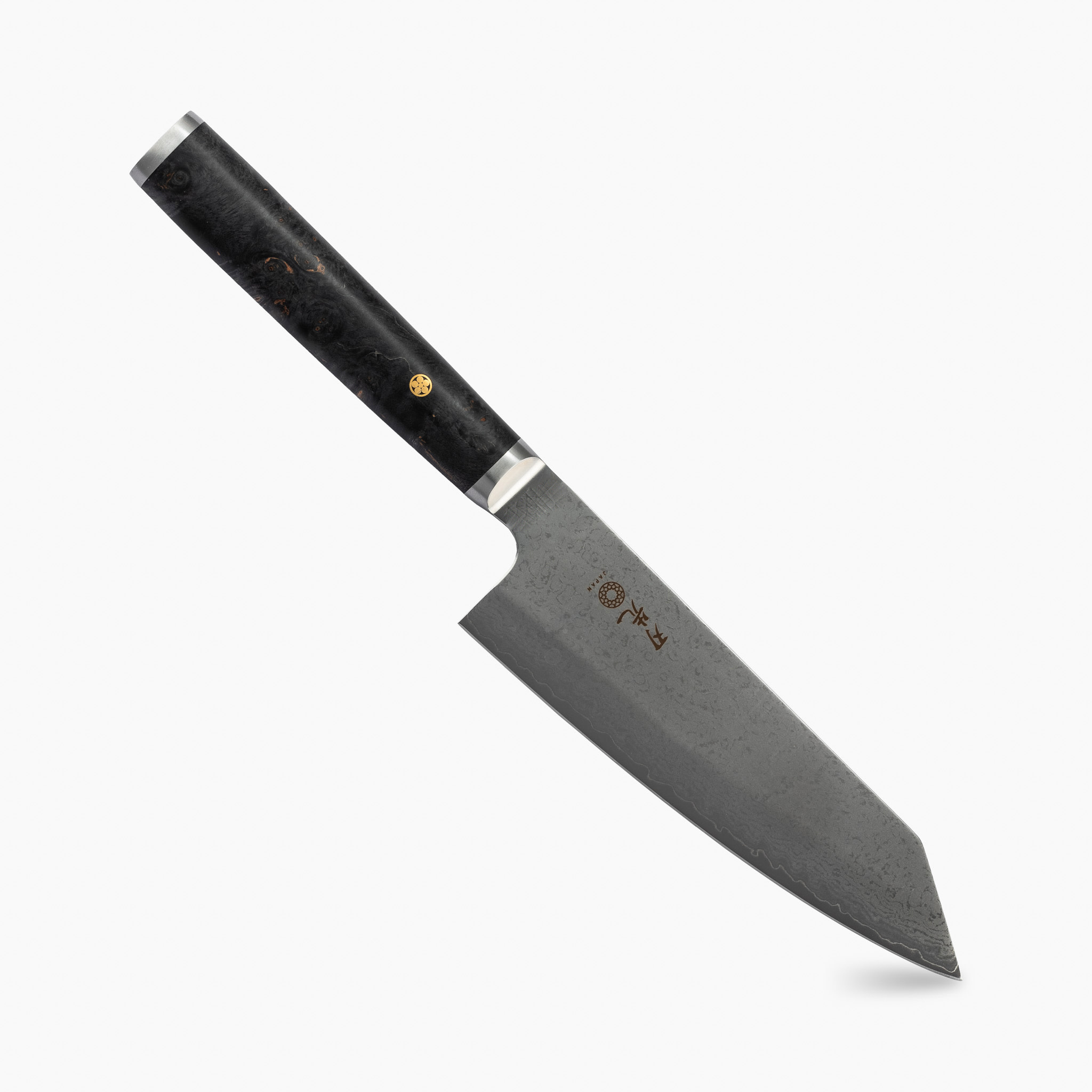 Hazaki - Santoku Knife - Pro Series Maple Burl - Boutique Crème