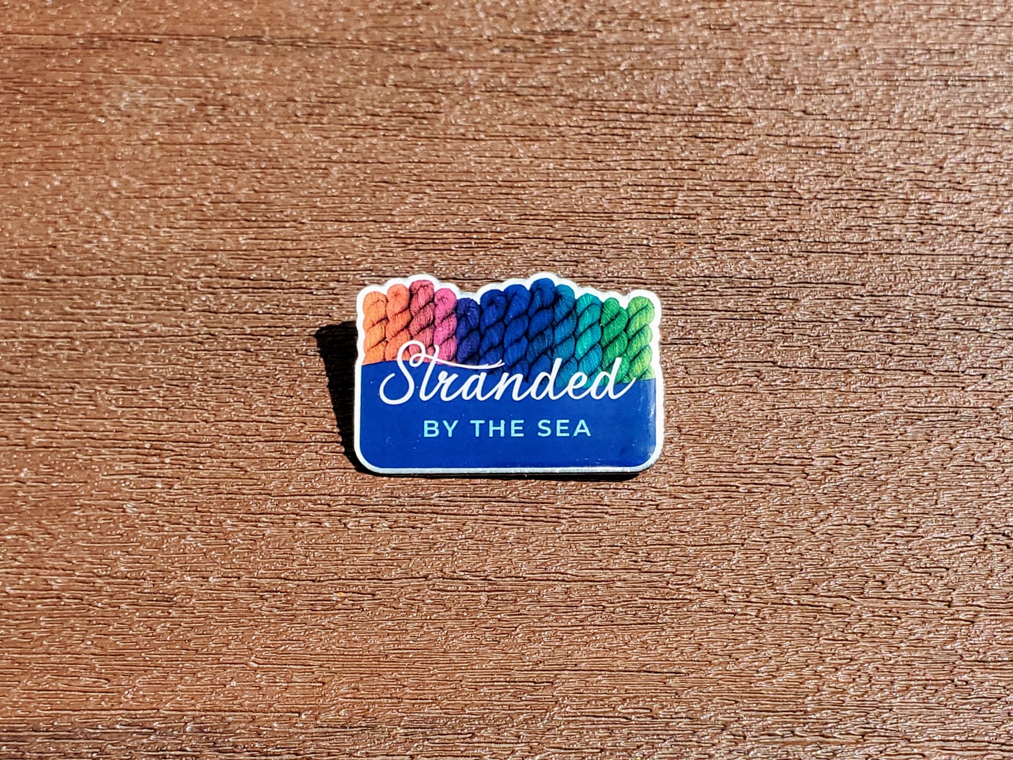Stranded Enamel Pin - Stranded by the Sea