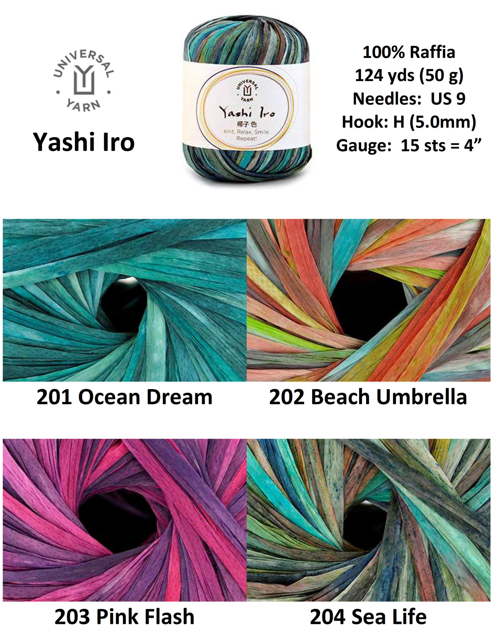 Yashi Raffia Iro - Stranded by the Sea