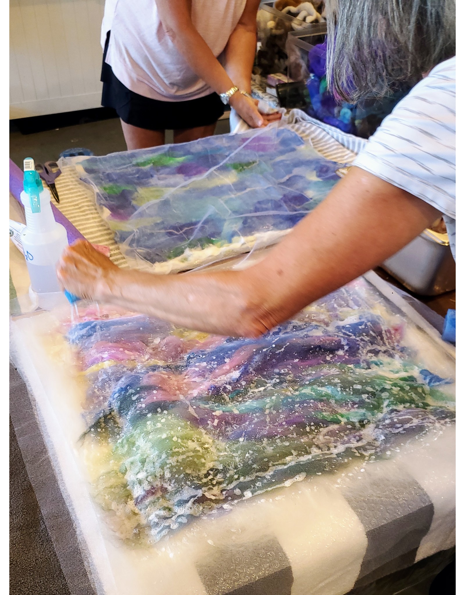 Class Beginning Wet Felting - Stranded by the Sea