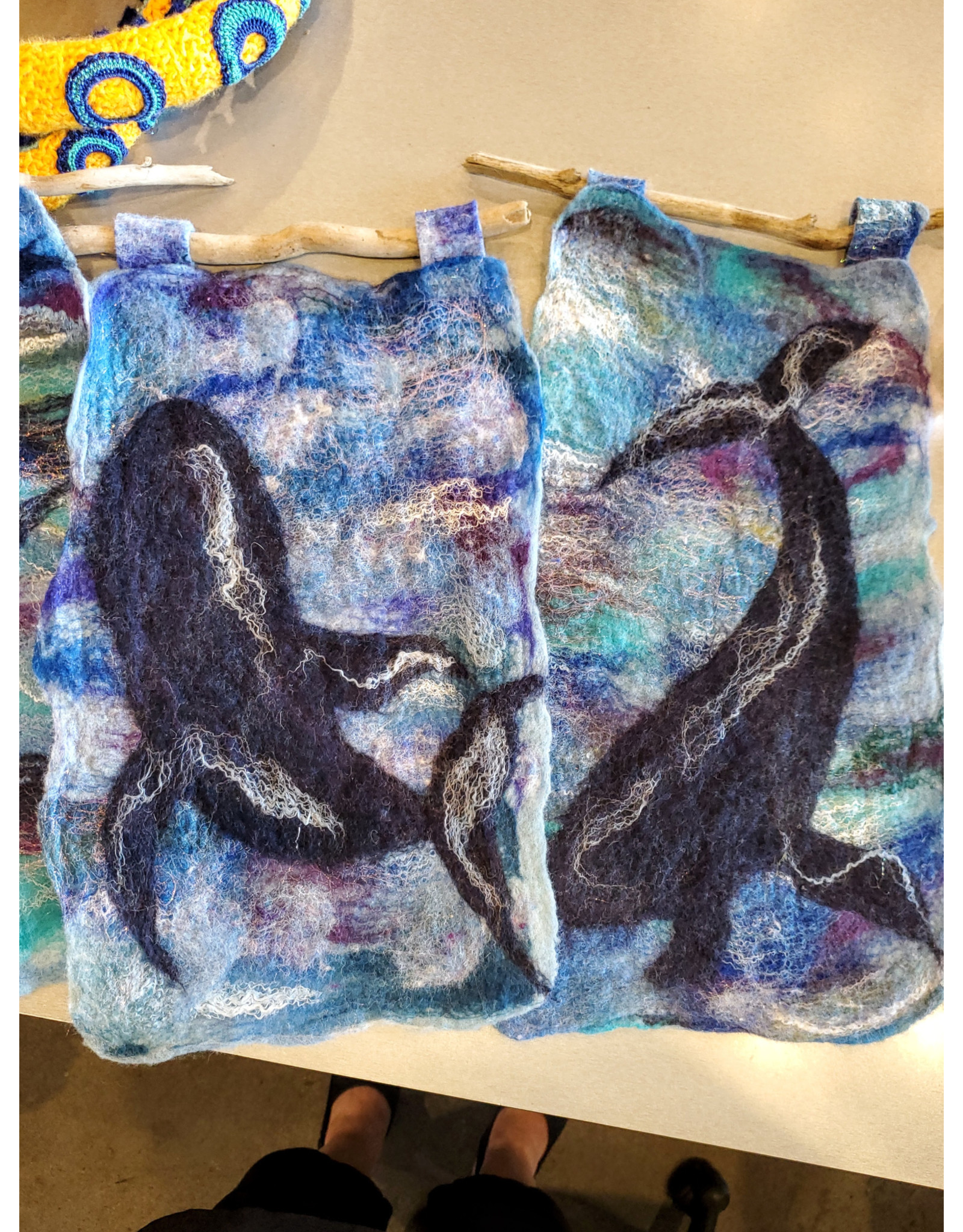 Class Beginning Wet Felting - Stranded by the Sea