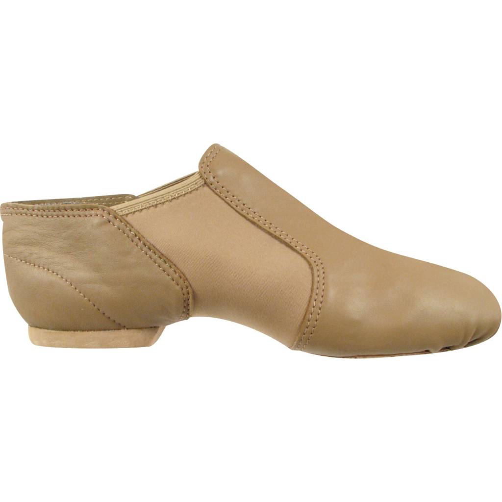 JZ40 Low Split Sole Leather Jazz Boot CARAMEL - Dancing Doll Dancewear