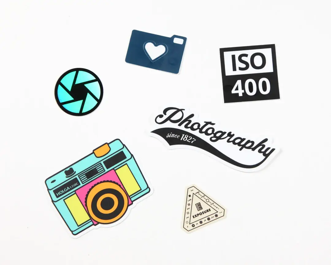 Photographer's Sticker Pack (5-Piece) - Tuttle Cameras