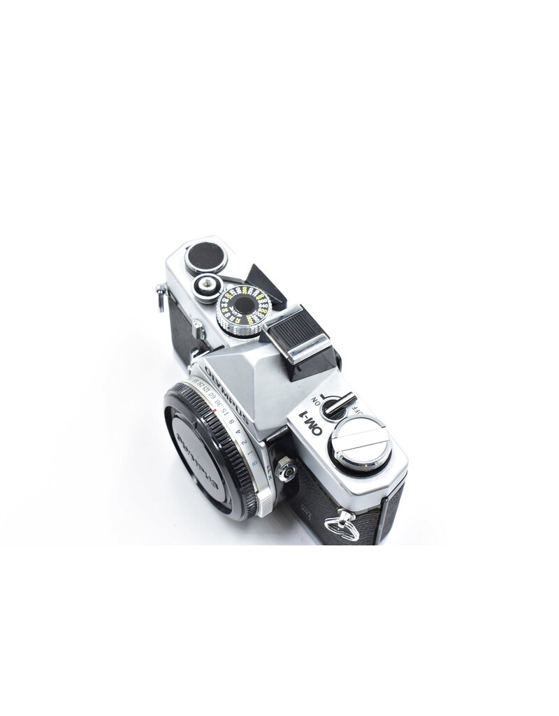Pre-Owned Olympus OM-1 Body Only Silver 35mm Film Camera Pre-Owned Olympus OM-1 Body Only Silver 35mm Film Camera