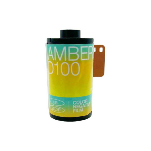 Amber D100 100 ISO Color Negative Movie Film 35mm x 27exp. - Tuttle Cameras