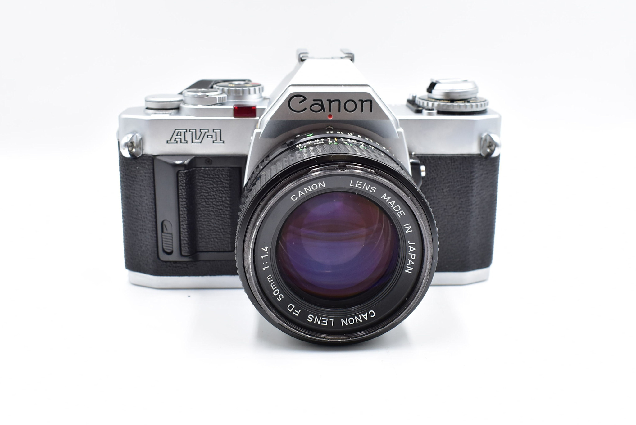 Pre-Owned Canon AV-1 w/ 50mm F1.4 35mm Film Camera - Tuttle Cameras
