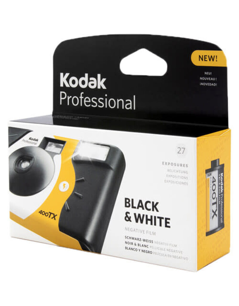 Kodak Tri-X 400 B&W Single-Use Flash Camera (27 Exposures) - Tuttle Cameras