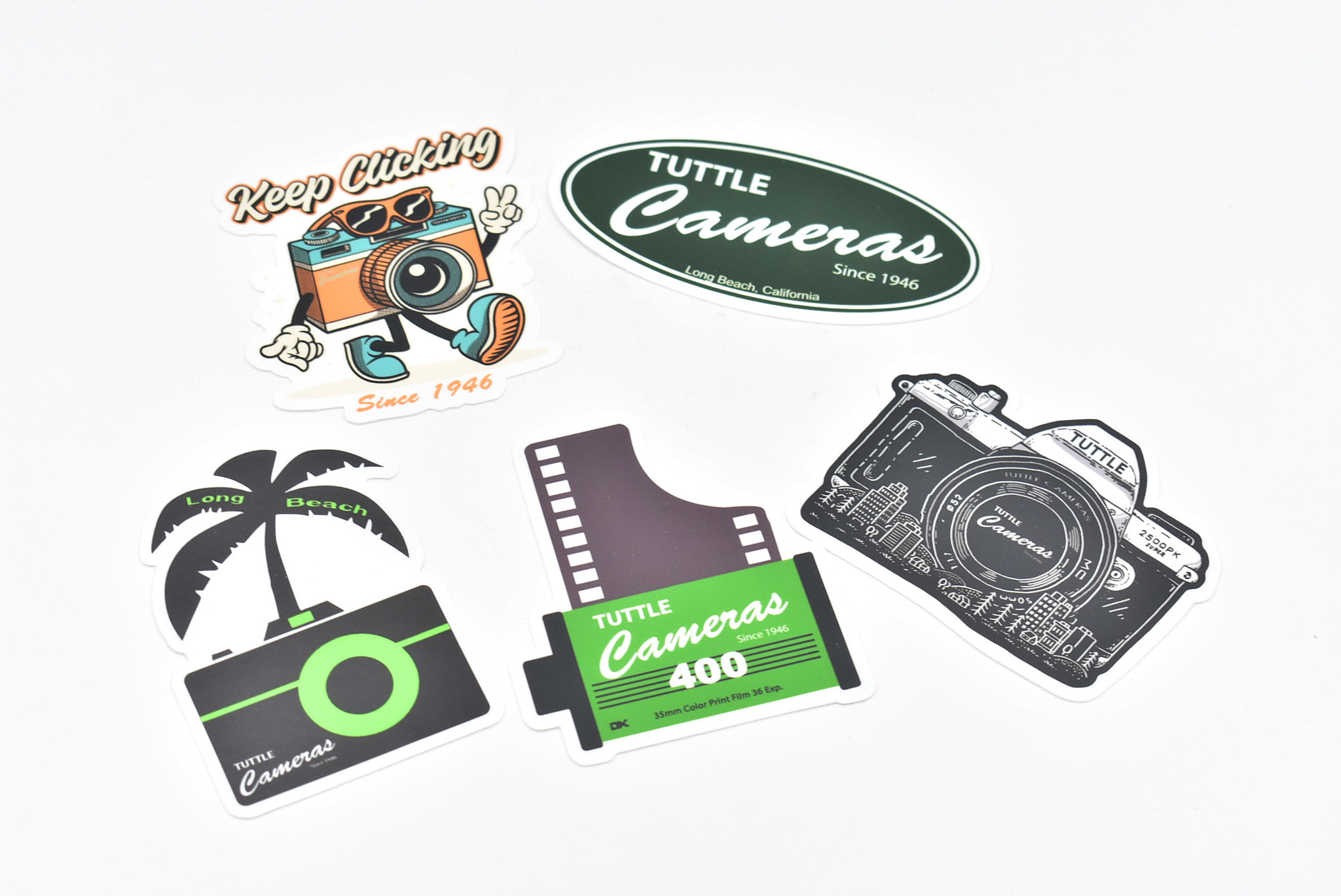 Tuttle Cameras Sticker Pack (5-Piece) - Tuttle Cameras