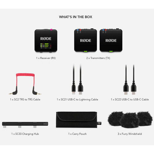RODE Wireless GO (Gen 3) 2-Person Compact Digital Wireless Microphone ...