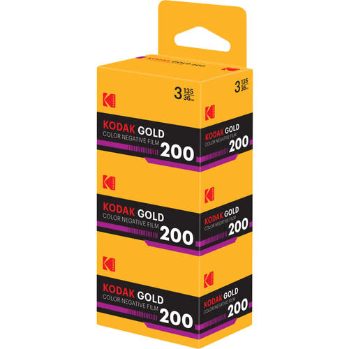 Kodak Eastman GOLD 200 Color Negative Film (35mm Roll Film, 36 ...