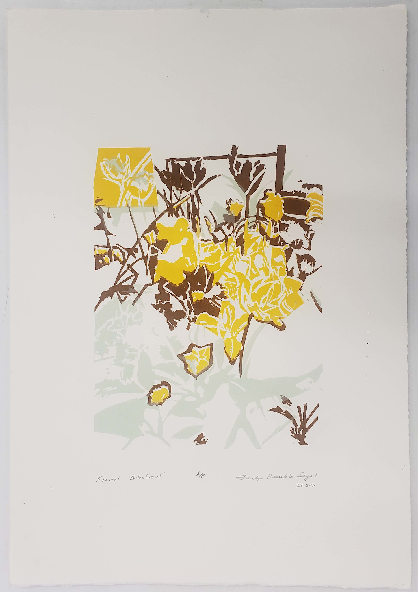 Floral Abstract - Malaspina Printmakers