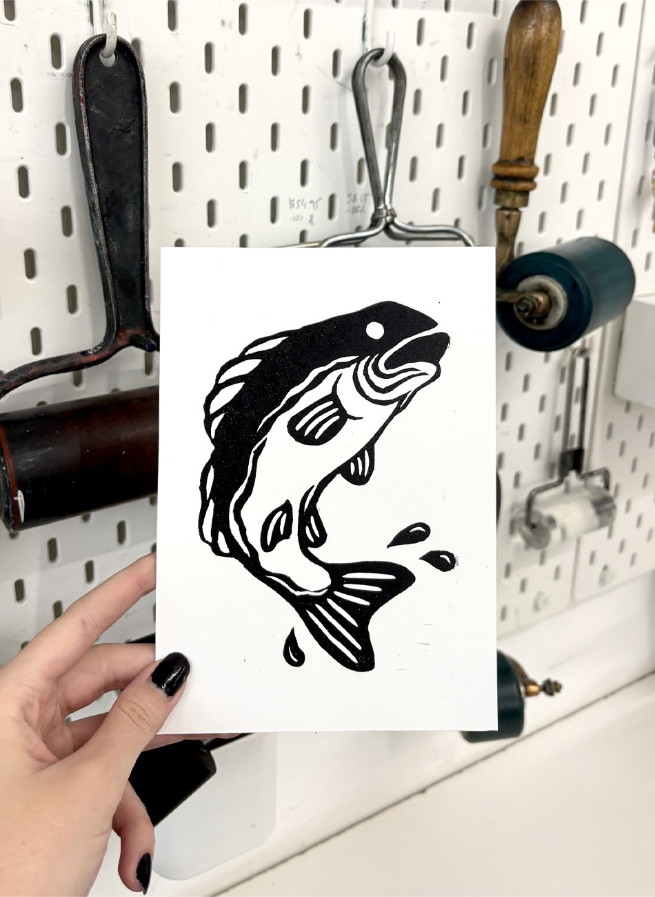 One-Colour Introductory Lino Block Printing - February 9th - Malaspina ...