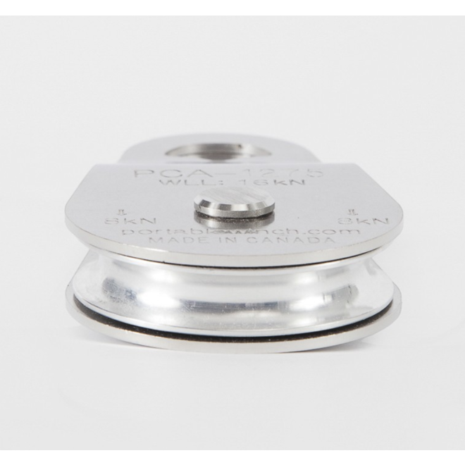 PCA 1275 Single Swing Side Pulley w/ Stainless Steel Plates. 1 Alu ...