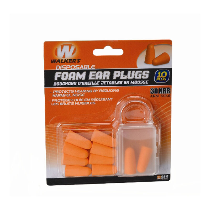 Walker Game Ear Ear Plugs NRR 30dB Rated 5 Pair Orange - Corlane ...