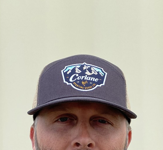 Corlane Trucker Hat Charcoal/Brown Blue Mountain - Corlane Sporting ...