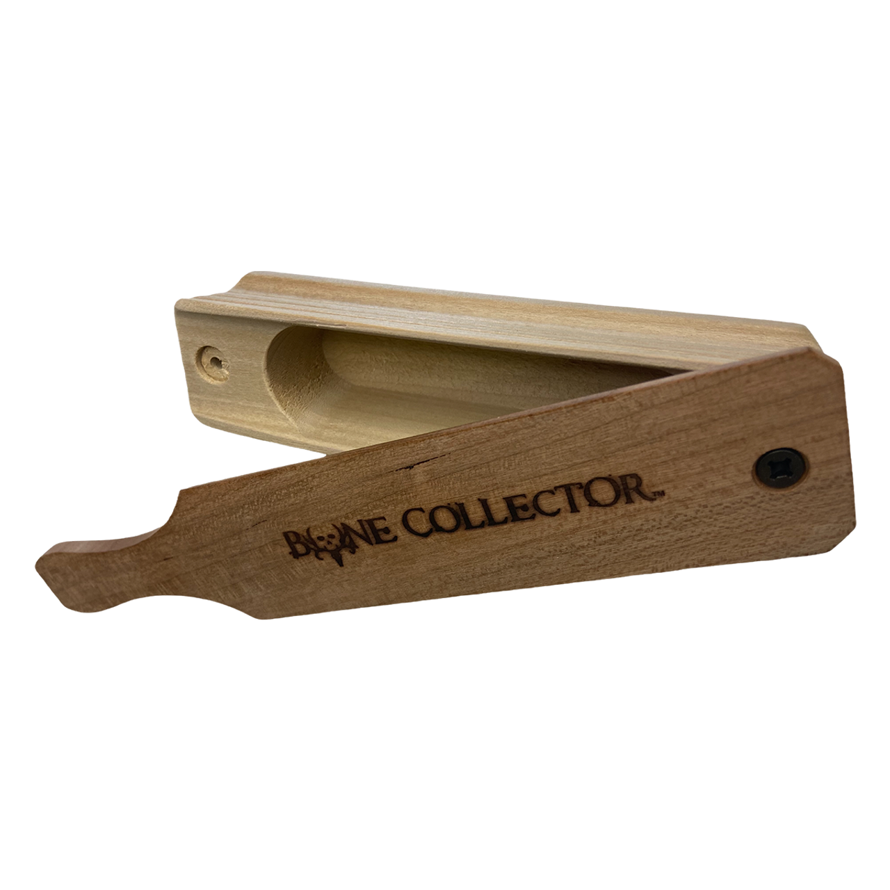 Bone Collector Booger Bottom Turkey Wood Box Call w/ Cherry Lid over ...