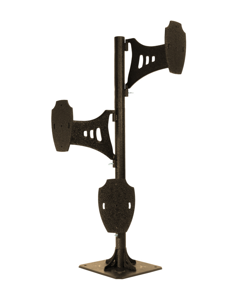 Skull Hooker Trophy Tree Shoulder Pedestal Mount - Black - Corlane ...