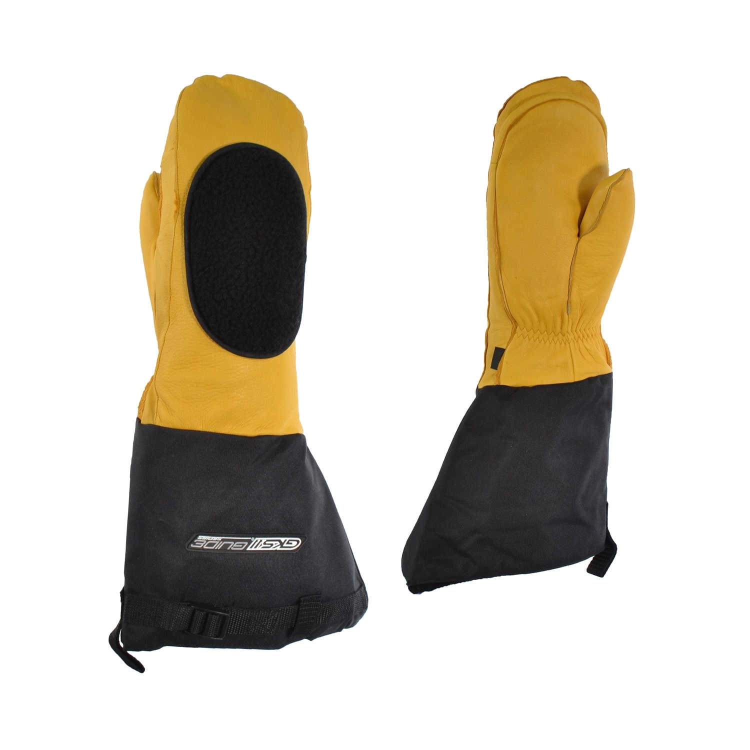 Ganka Mitt Deerskin Fleece Detachable Heatlocker Nylon Flared Cuff ...