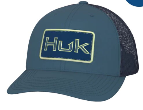 Huk Bold Patch Trucker Hat Blue - Corlane Sporting Goods Ltd.