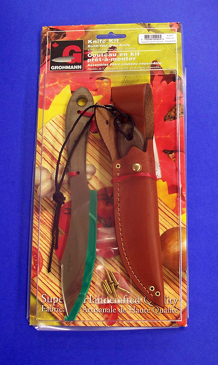 Grohmann UR4S Survival Knife U-Build Kit w/ Sheath - Corlane Sporting ...