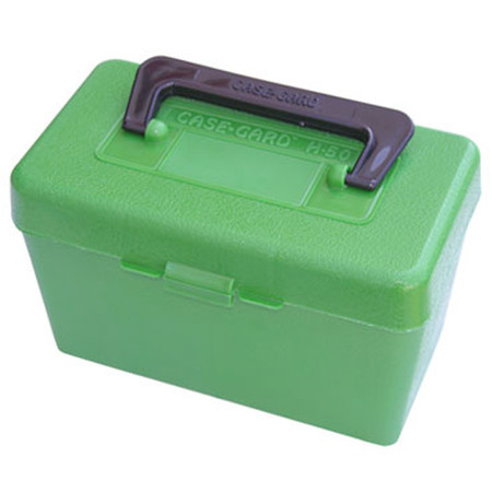 MTM H50-RL 50 Rounds Deluxe Ammo Box With Handle - Green - Corlane ...