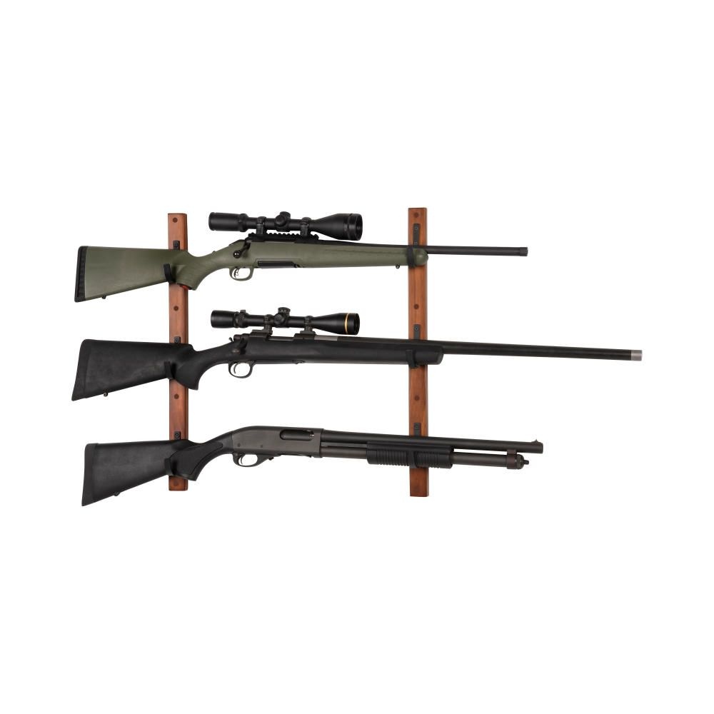Allen Gun Collector 3 Place Gun Rack Wood w/Metal Hooks - Corlane ...