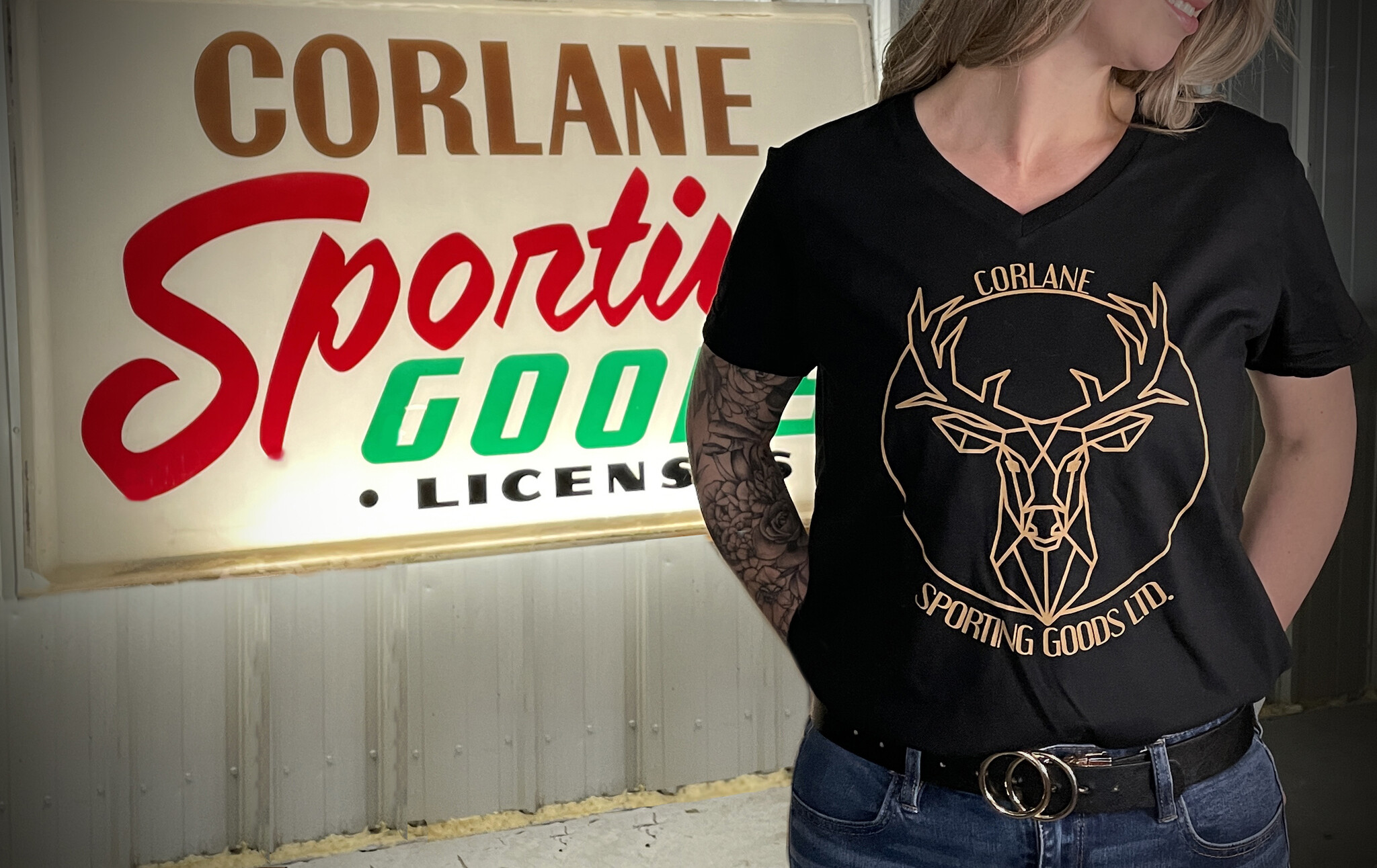 Corlane Branded Corlane 2024 Womens Shirt Black - Corlane Sporting ...