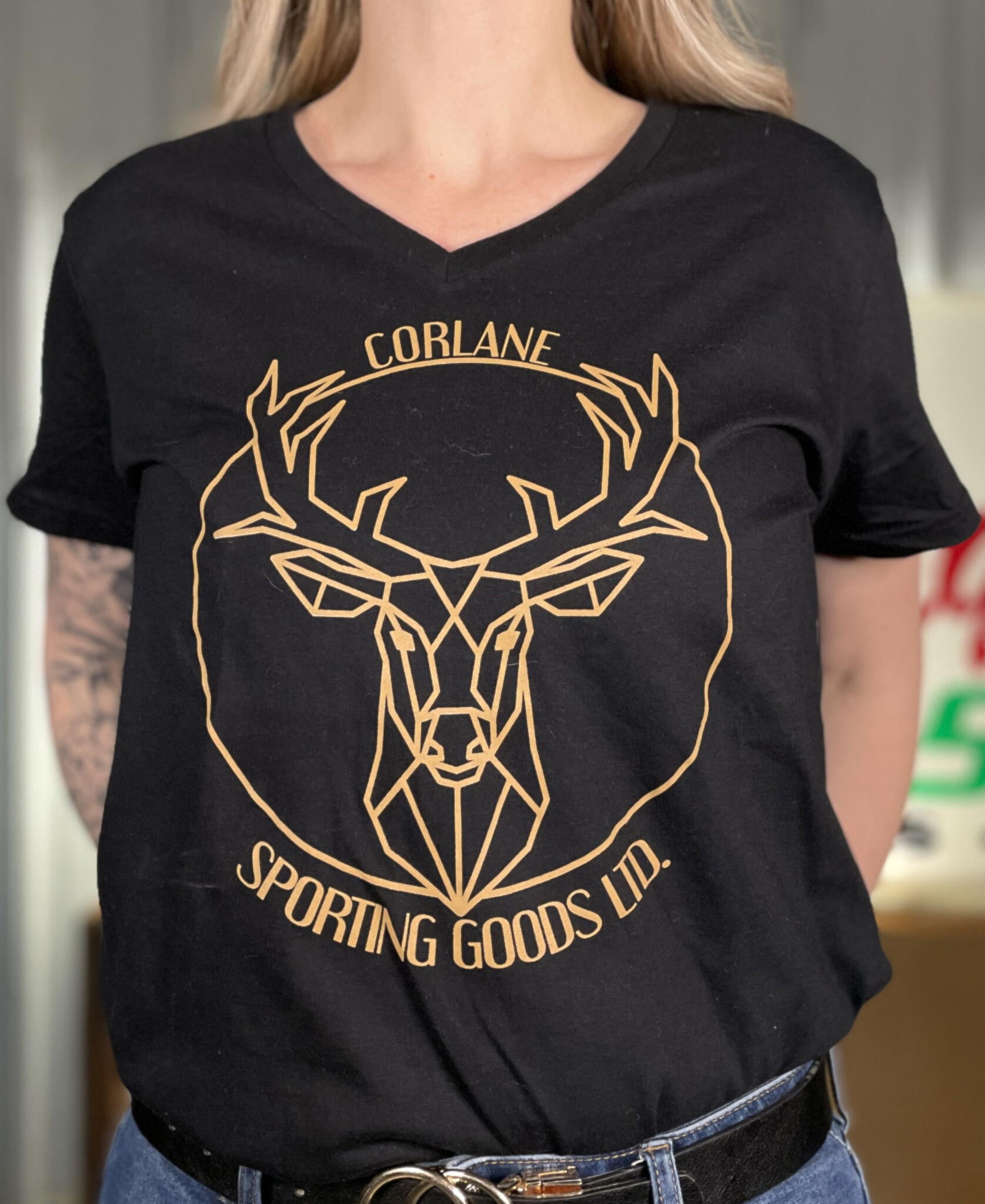 Corlane Branded Corlane 2024 Womens Shirt Black - Corlane Sporting ...