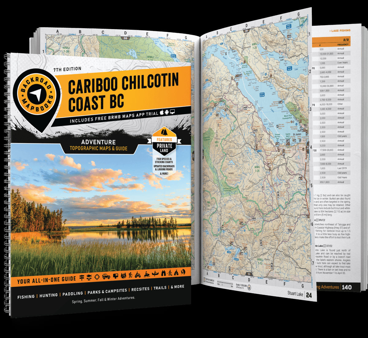 Backroad Mapbook Northern BC 7th Edition | Corlane Sporting Goods ...