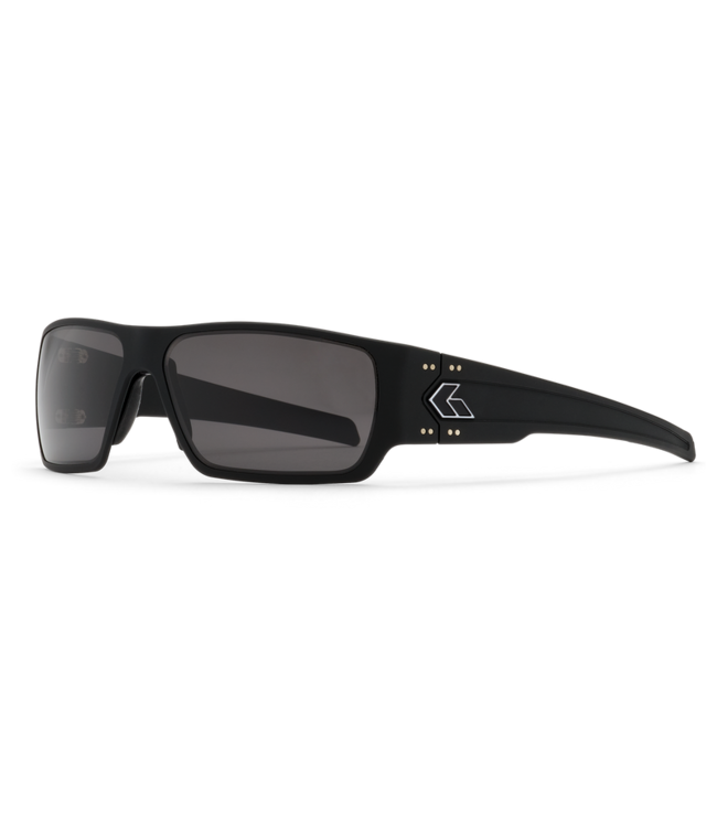 Gatorz Specter Eyewear: Black Cerakote Frame w/Silver Logo, Smoke Non ...