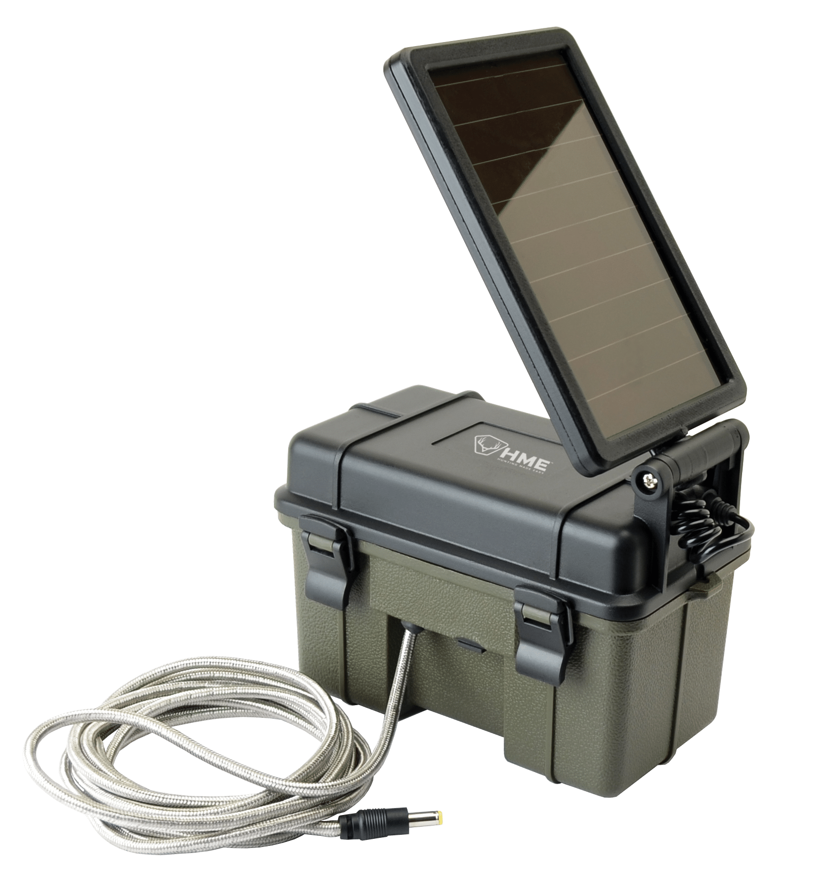 HME 12V Battery Box with Solar Panel - Corlane Sporting Goods Ltd.