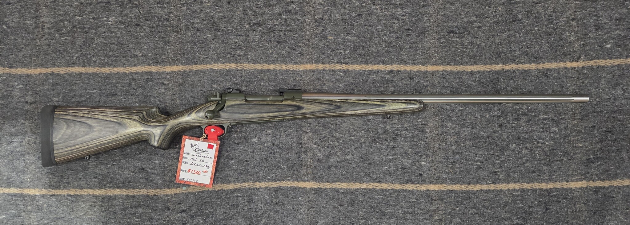Used Winchester Mod 70 300 Win 22in 3+1 507994 - Corlane Sporting Goods ...