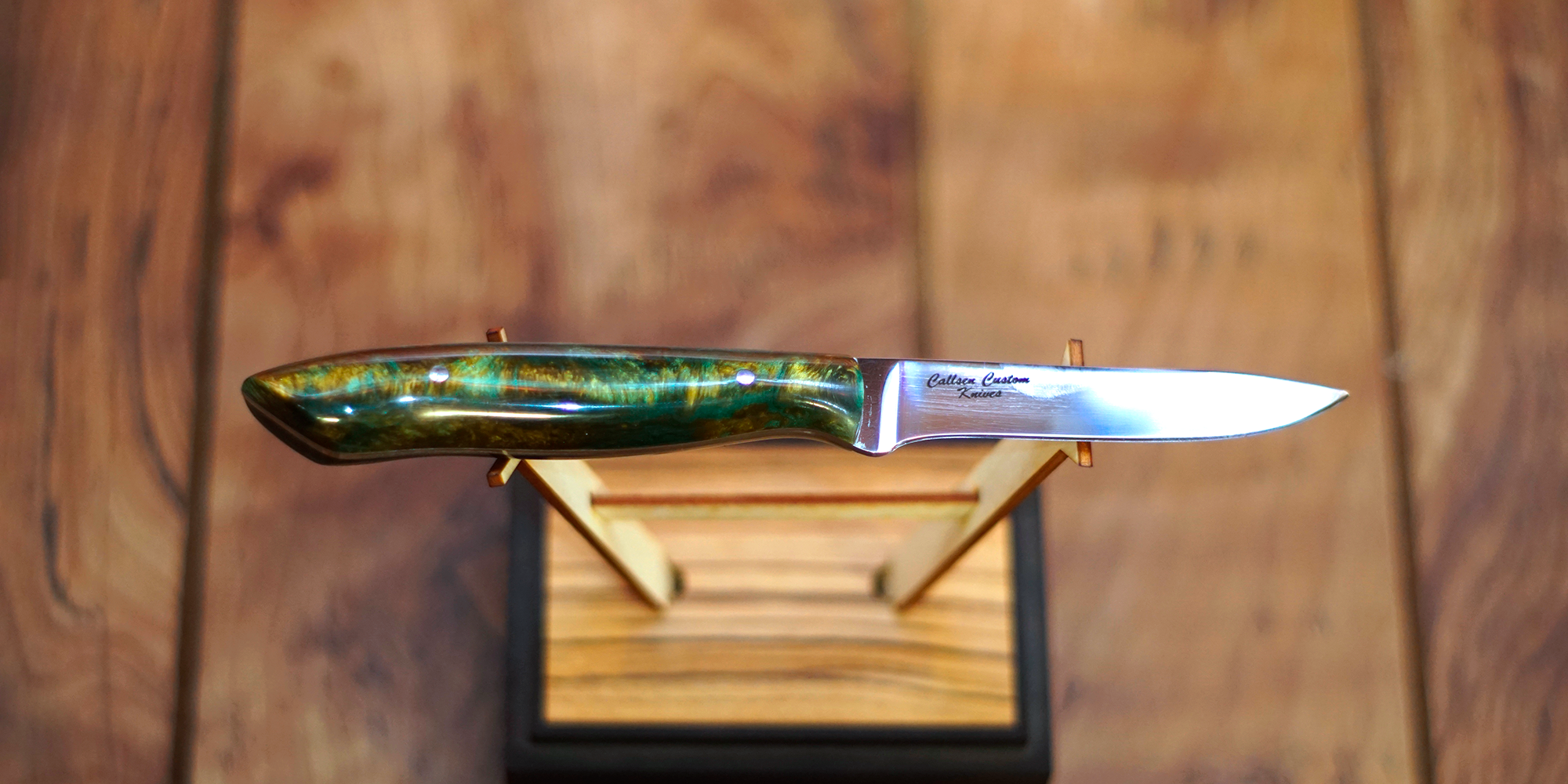 callsen custom knives green clipper - Corlane Sporting Goods Ltd.