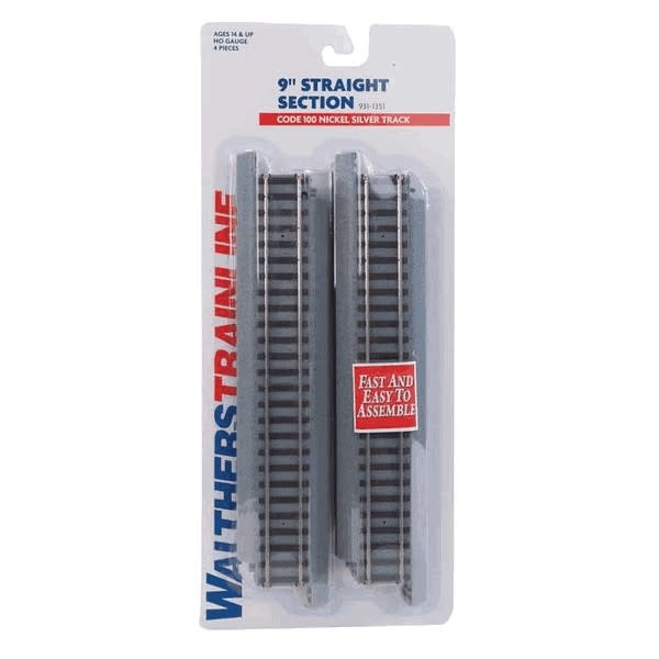 WALT-931-1351 - Walthers : HO 9" Straight Section - Power-Loc Track ...