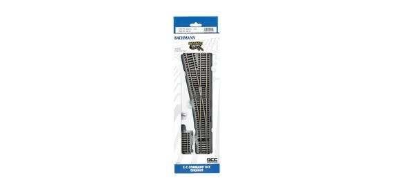 BAC-44132 - Bachmann : HO EZ Track NS DCC Switch #5 Left - Max Trains