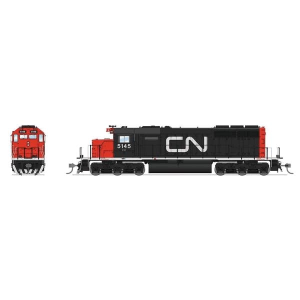 BROADWAY Broadway : HO P4 SD40 CN #5145 (DCC+sound) - Max Trains
