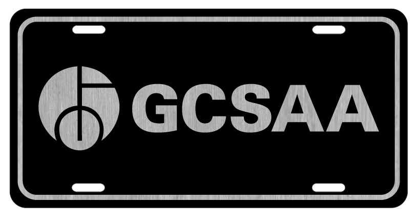 Aluminum License Plate - Golf Course Superintendents Association of America