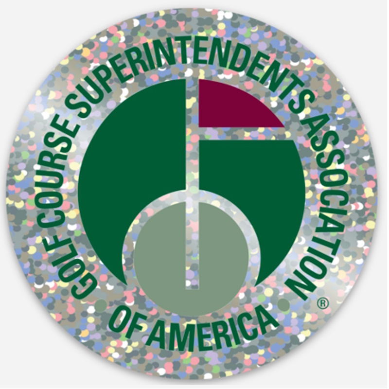 GCSAA Glitter Sticker - Legacy - Golf Course Superintendents ...