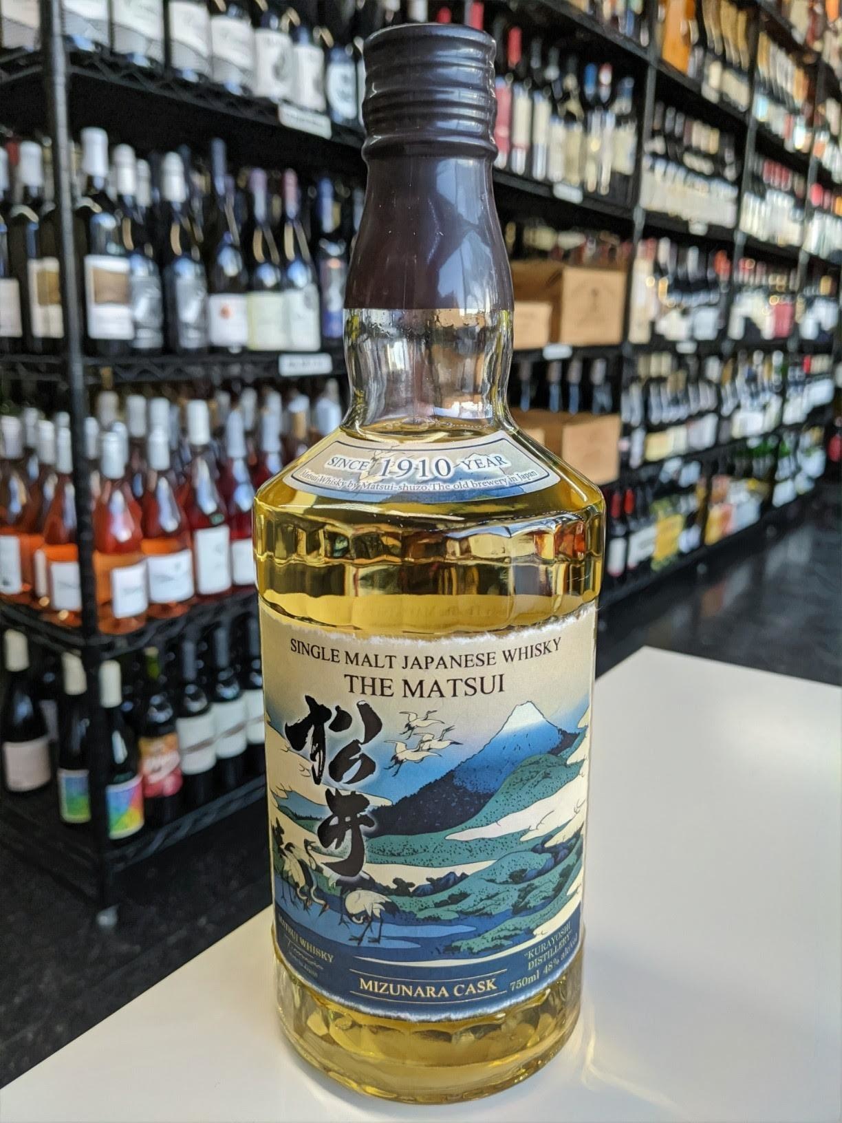 Matsui Single Malt Mizunara Cask Japanese Whisky 750ml - Divino
