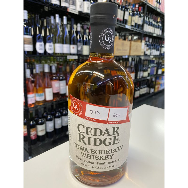 Cedar Ridge Bourbon 750ml - Divino