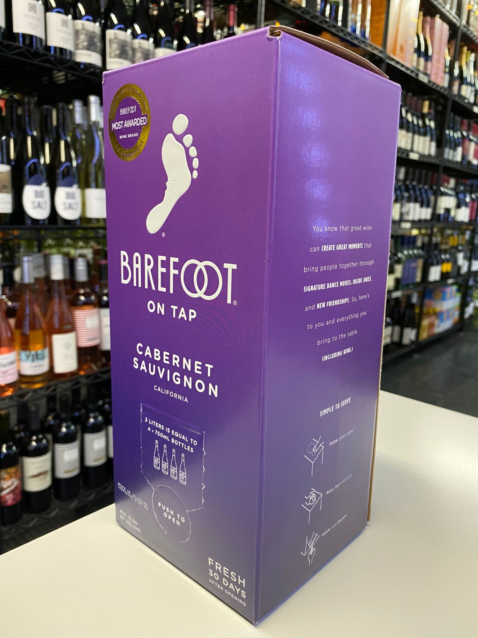 Barefoot Cabernet Sauvignon 3L - Divino